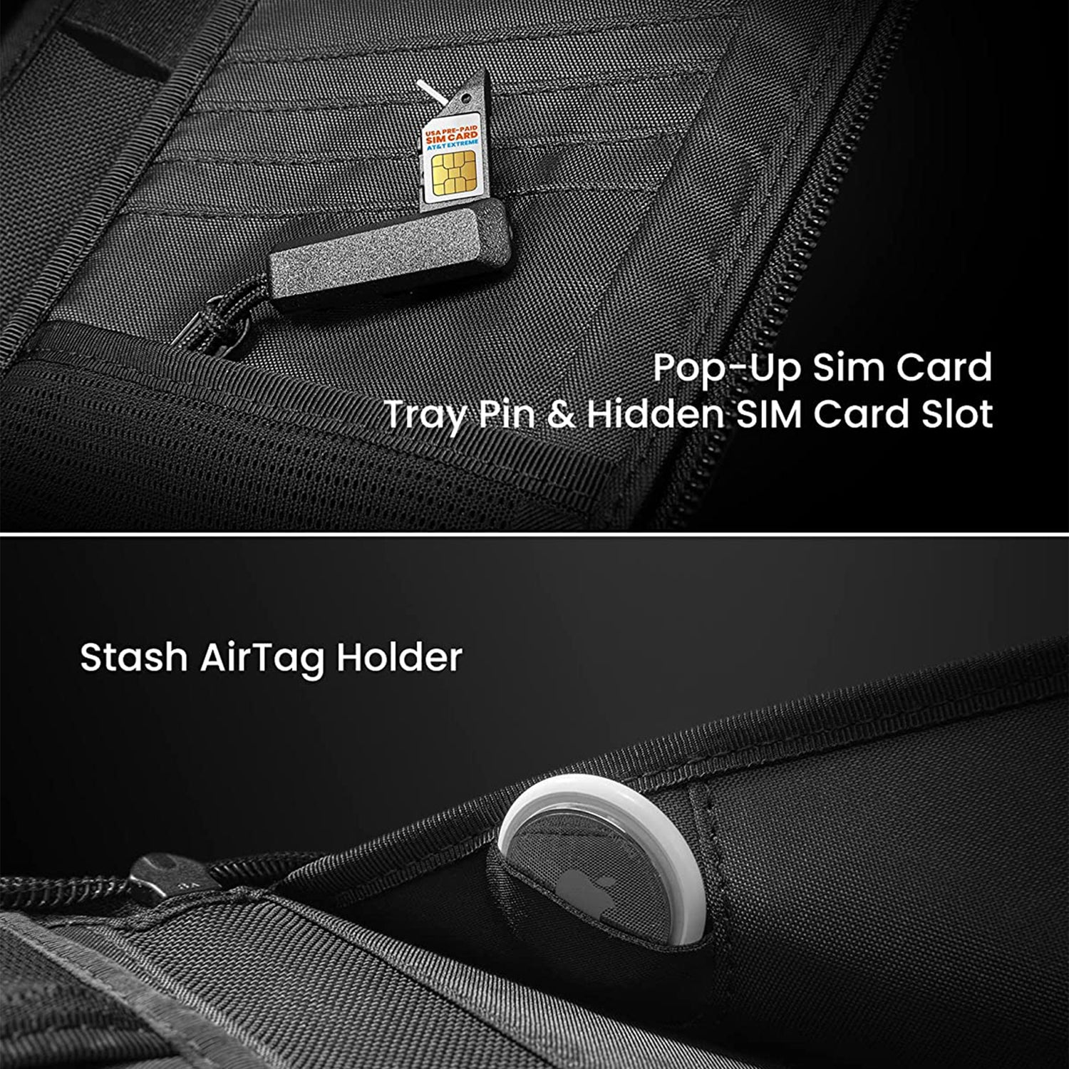 Navigator T03 Passport Wallet - Black