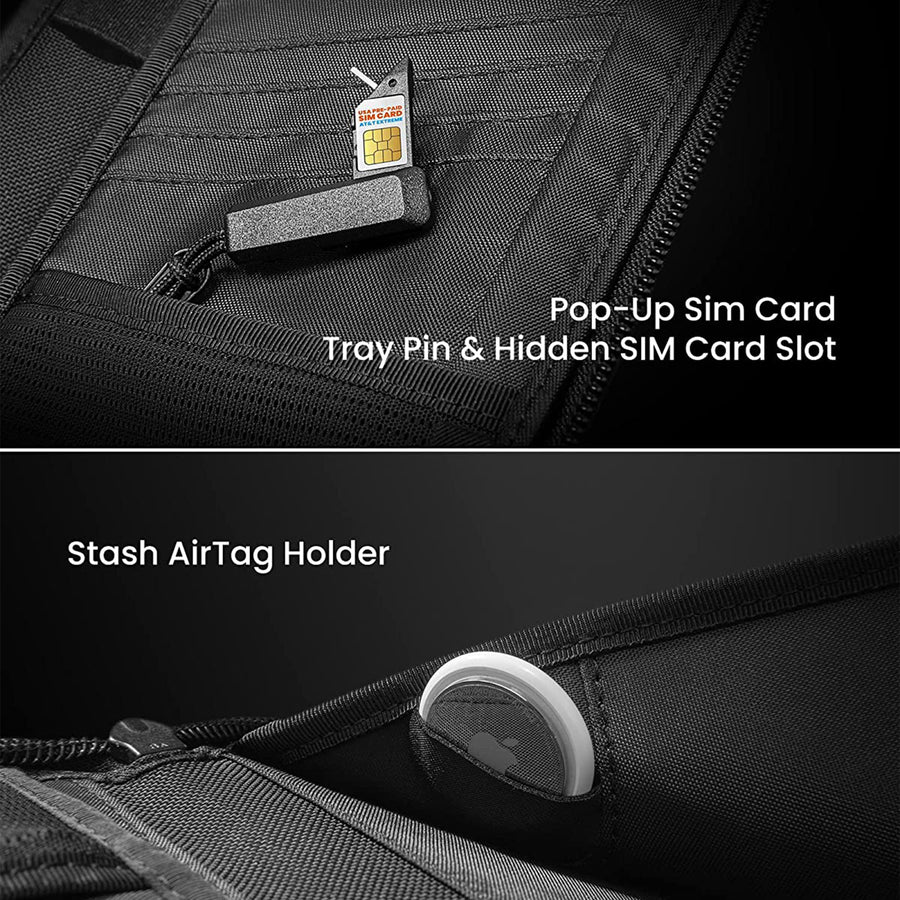 Navigator T03 Passport Wallet - Black