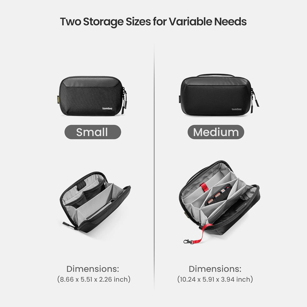 tomtoc Travel Cable Waterproof Organizer Pouch / Electronics Accessori