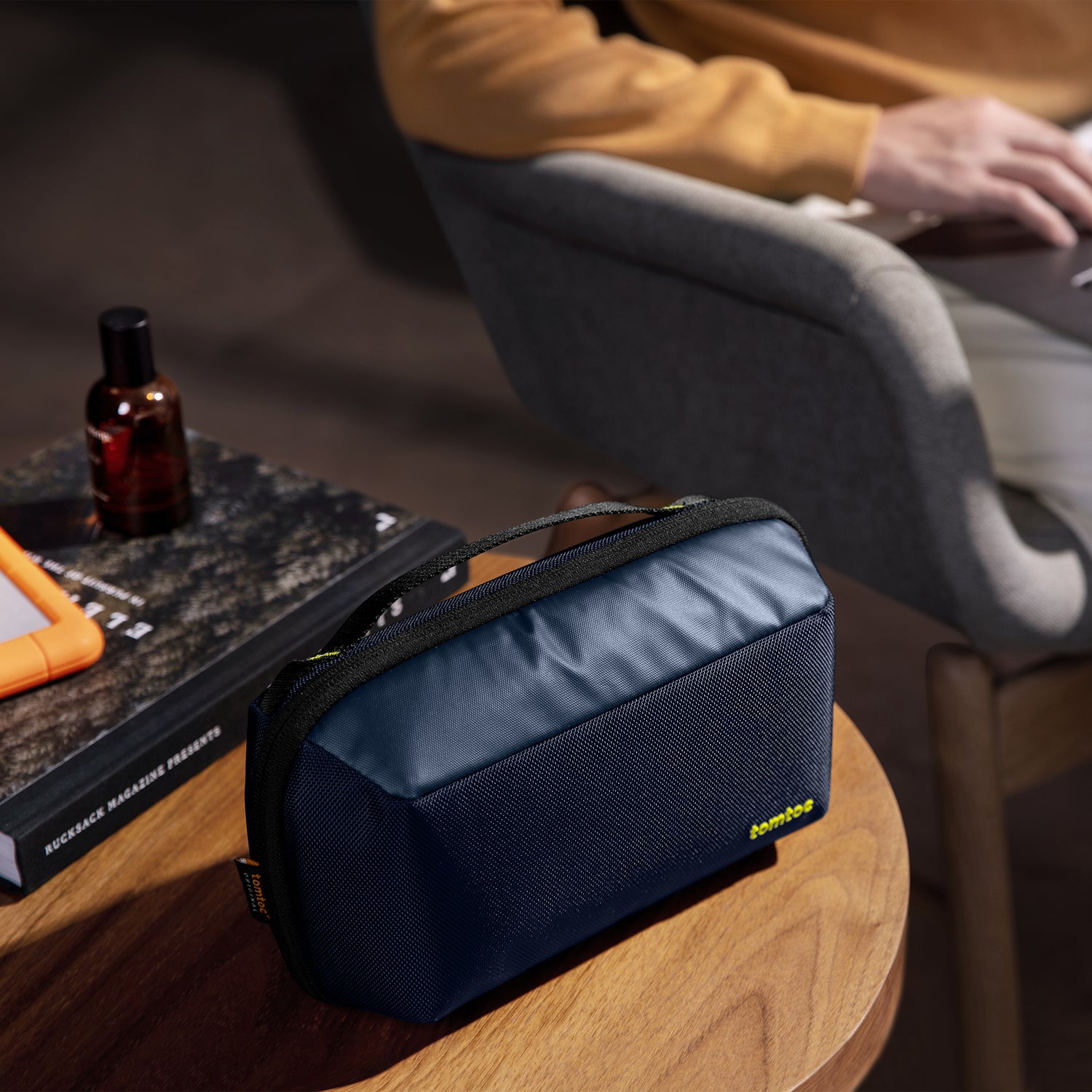 tomtoc Electronic Organizer Accessory Tech Pouch Water-resistant Stora