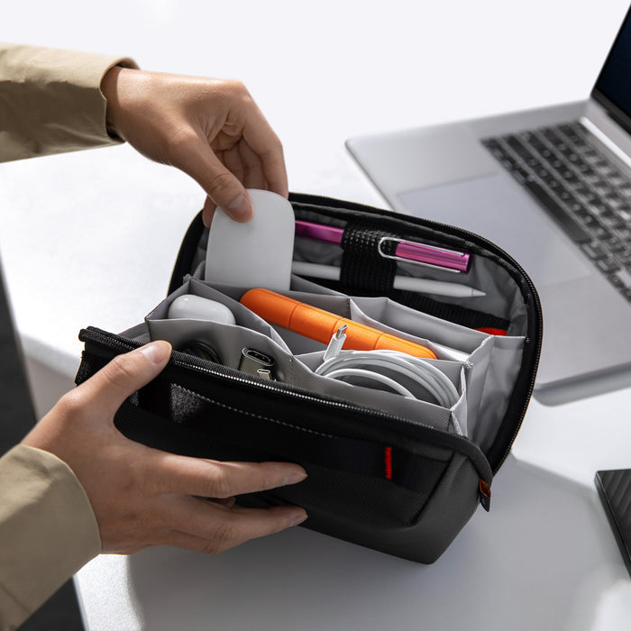 tomtoc Electronic Organizer Accessory Tech Pouch Water-resistant Stora